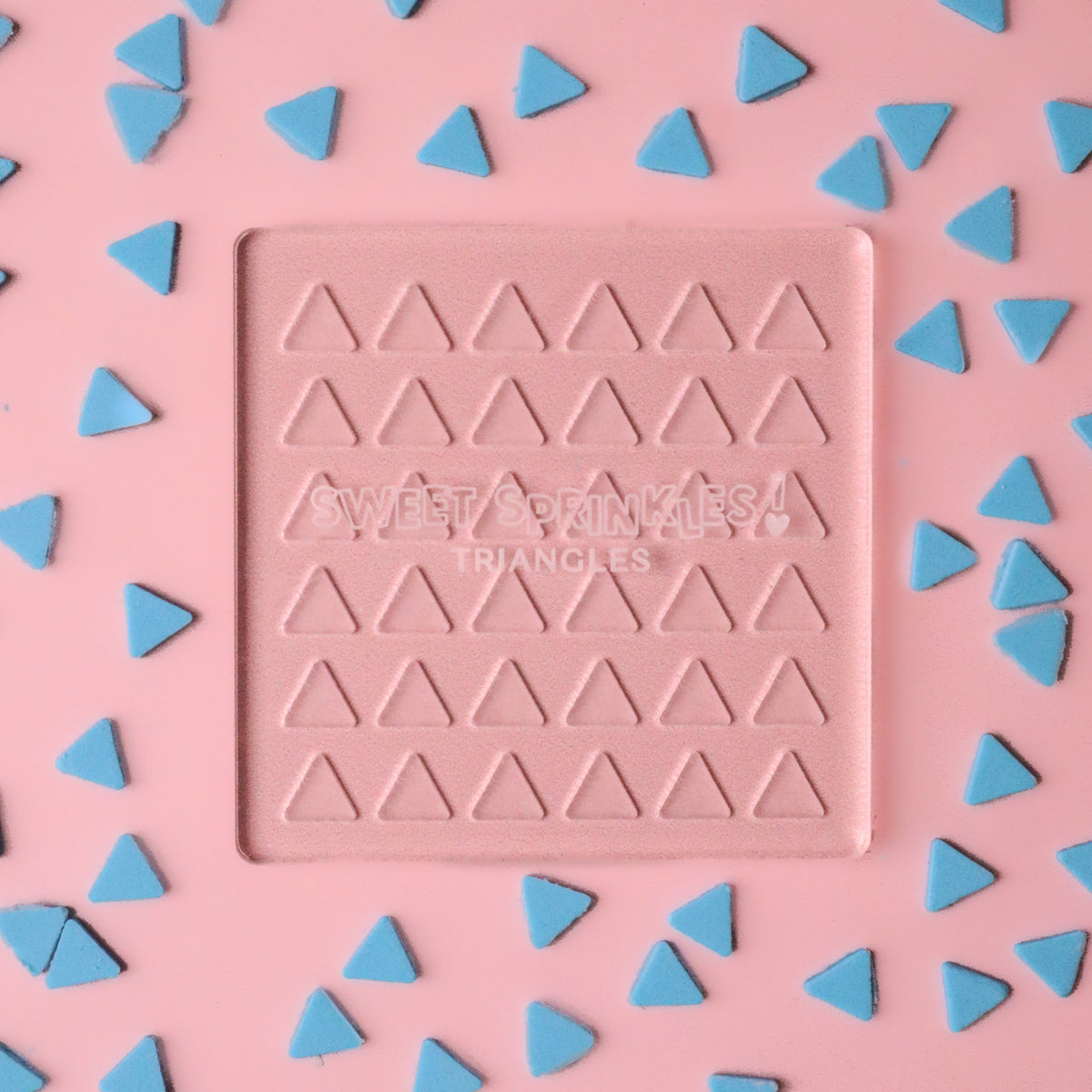 Triangles Sprinkle Plate — Sweet Sticks